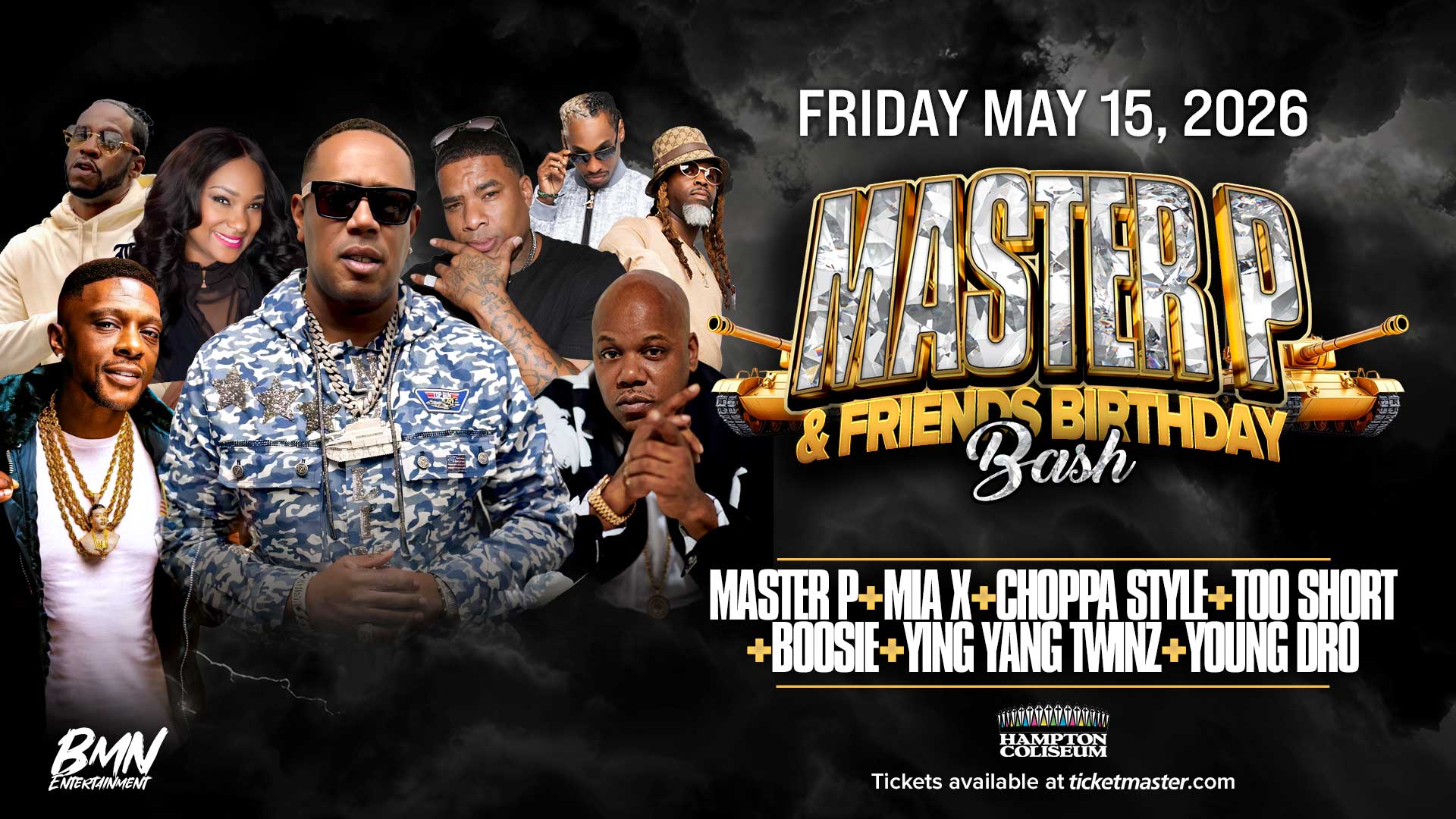 Master P and Friends Celebrity Birthday Bash | Hampton Coliseum
